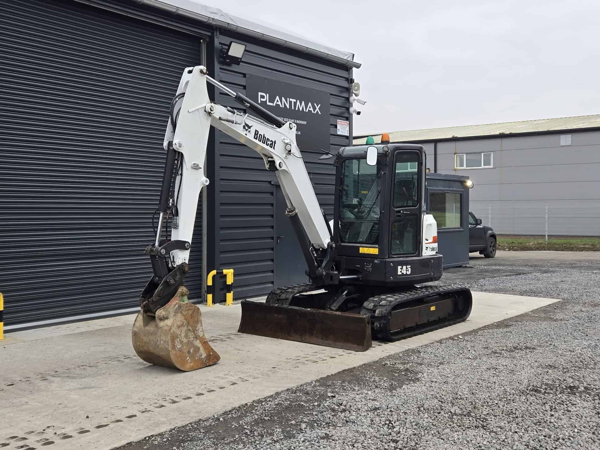 Bobcat E45 Midi Digger 5 ton, 2020, *LOW HOURS* – SKU 1928 | Plantmax Equipment Ltd